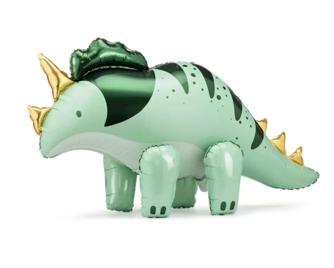Dinosaur Balloon, Triceratops Balloon 36, Green Dinosaur, Jurassic ...