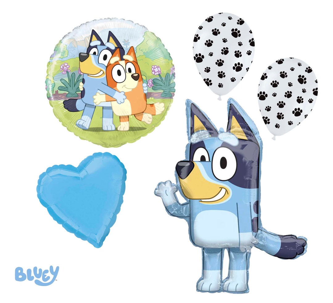 Bluey and Bingo Balloon Set, Bluey Balloon, Bluey Birthday Balloon ...