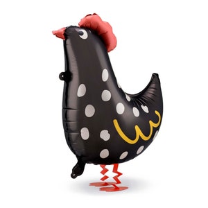 Hen Foil Balloon, Chicken Balloon, Farm Animal Party, Farm Theme ...