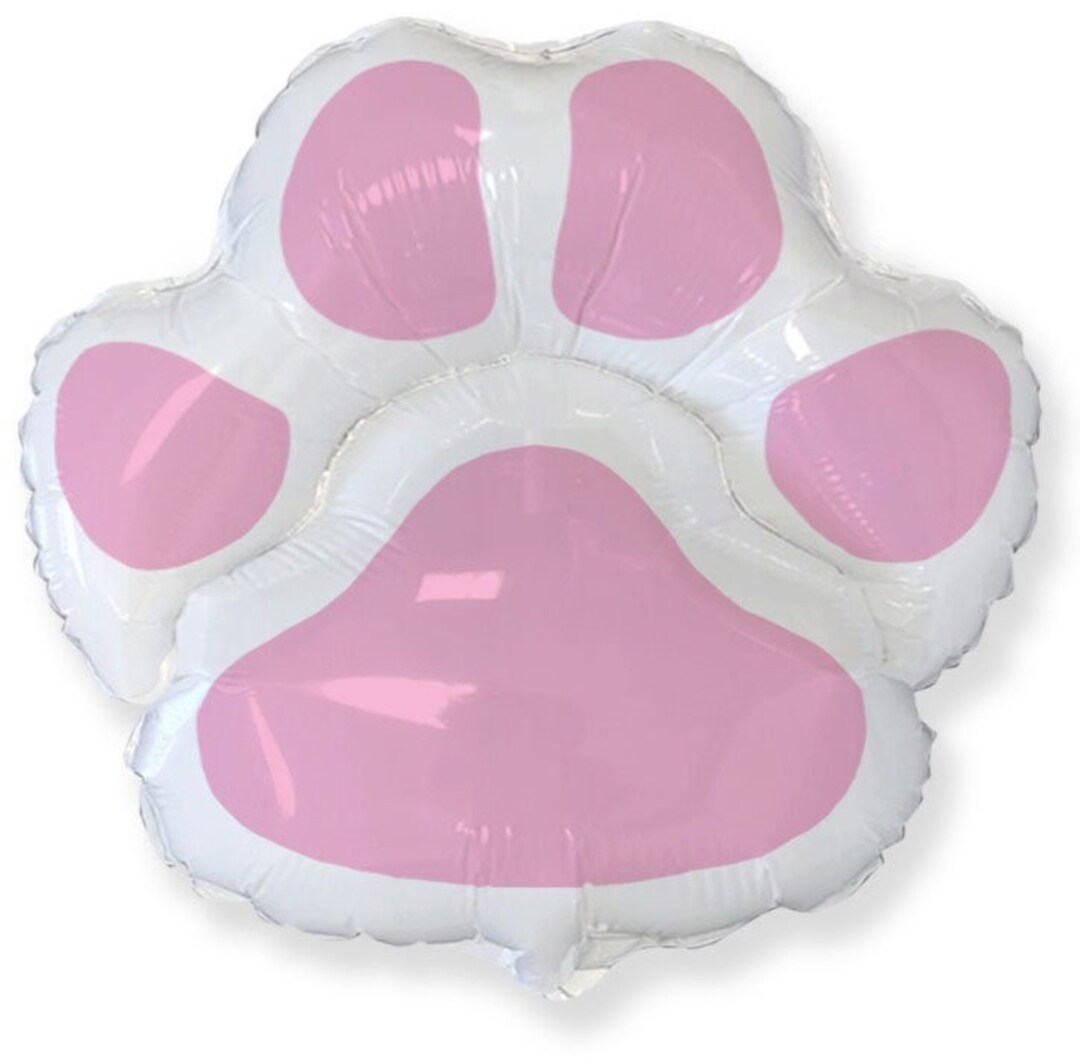 Paw Balloon |pink Paw |pet Paw |paw Print Balloon |giant Paw |kitty Paw ...