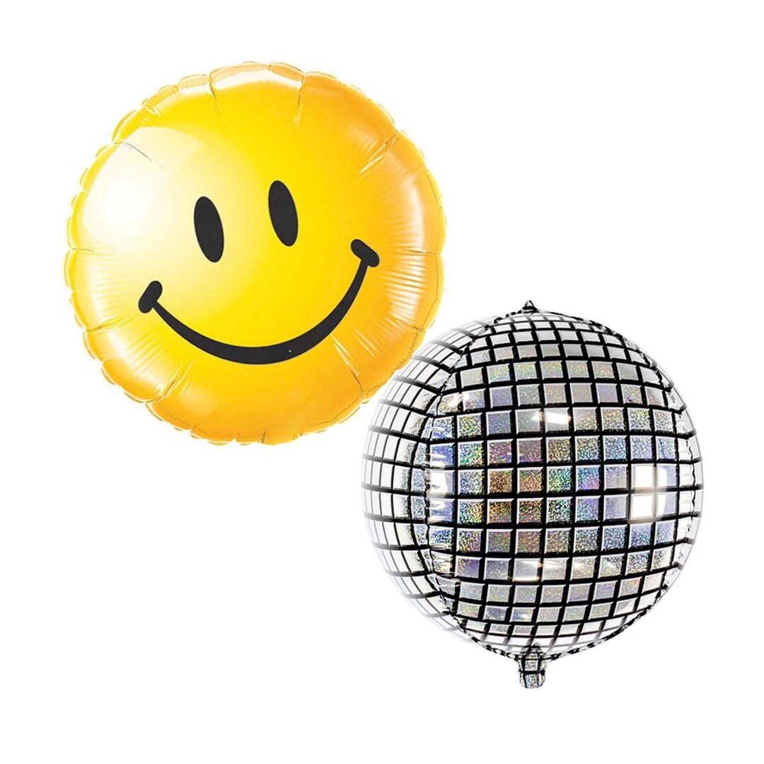 Smiley Face Balloon, Haooy Face Decoration, One Happy Dude, Two Groovy ...