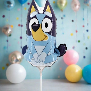 Bluey Mini Foil Balloon 14", Bluey Birthday, Bluey Party Decorations ...