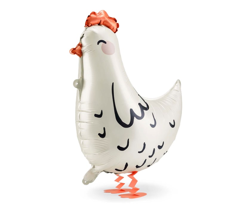 Hen Foil Balloon Chicken Balloon Farm Animal Party Farm - Etsy