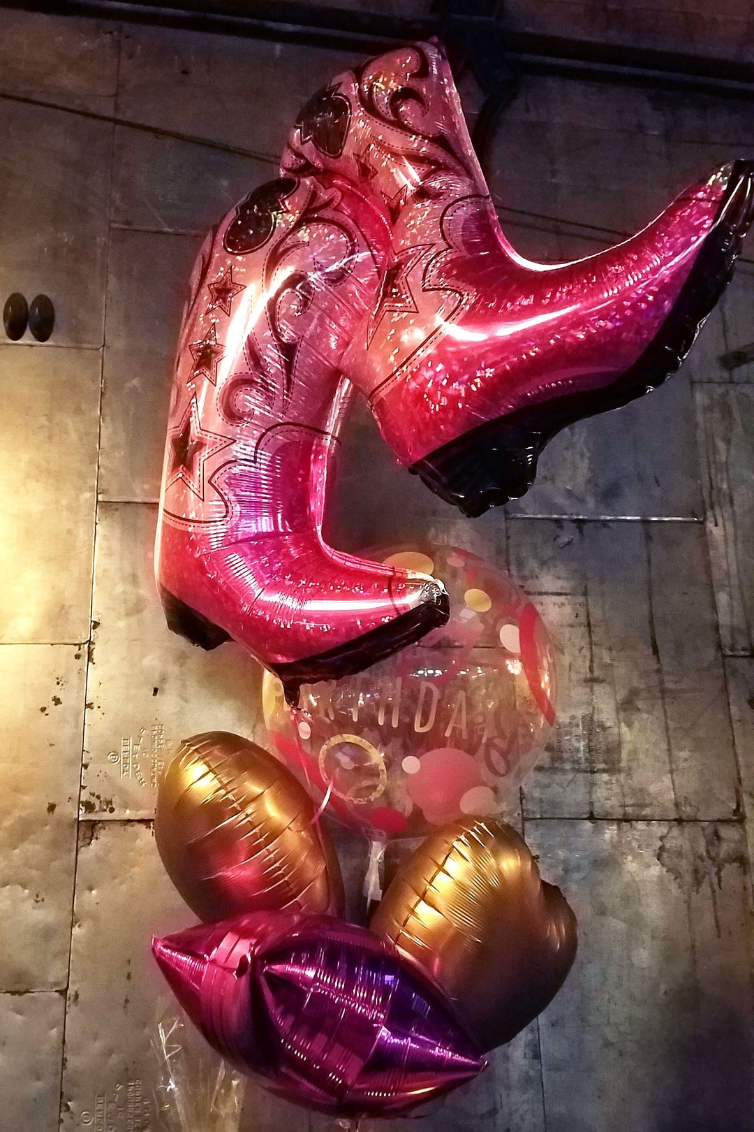 36 Cowgirl Boots Balloon, Pink Boots Foil Balloon, Nash Bash ...