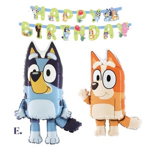 Bluey and Bingo Balloons, Bluey Birthday Decorations, Bluey Birthday ...