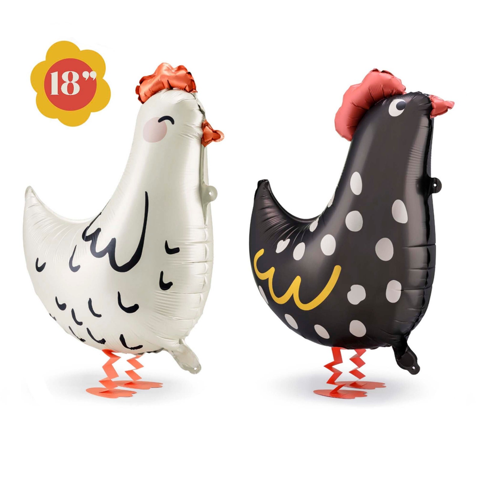 Hen Foil Balloon, Chicken Balloon, Farm Animal Party, Farm Theme ...