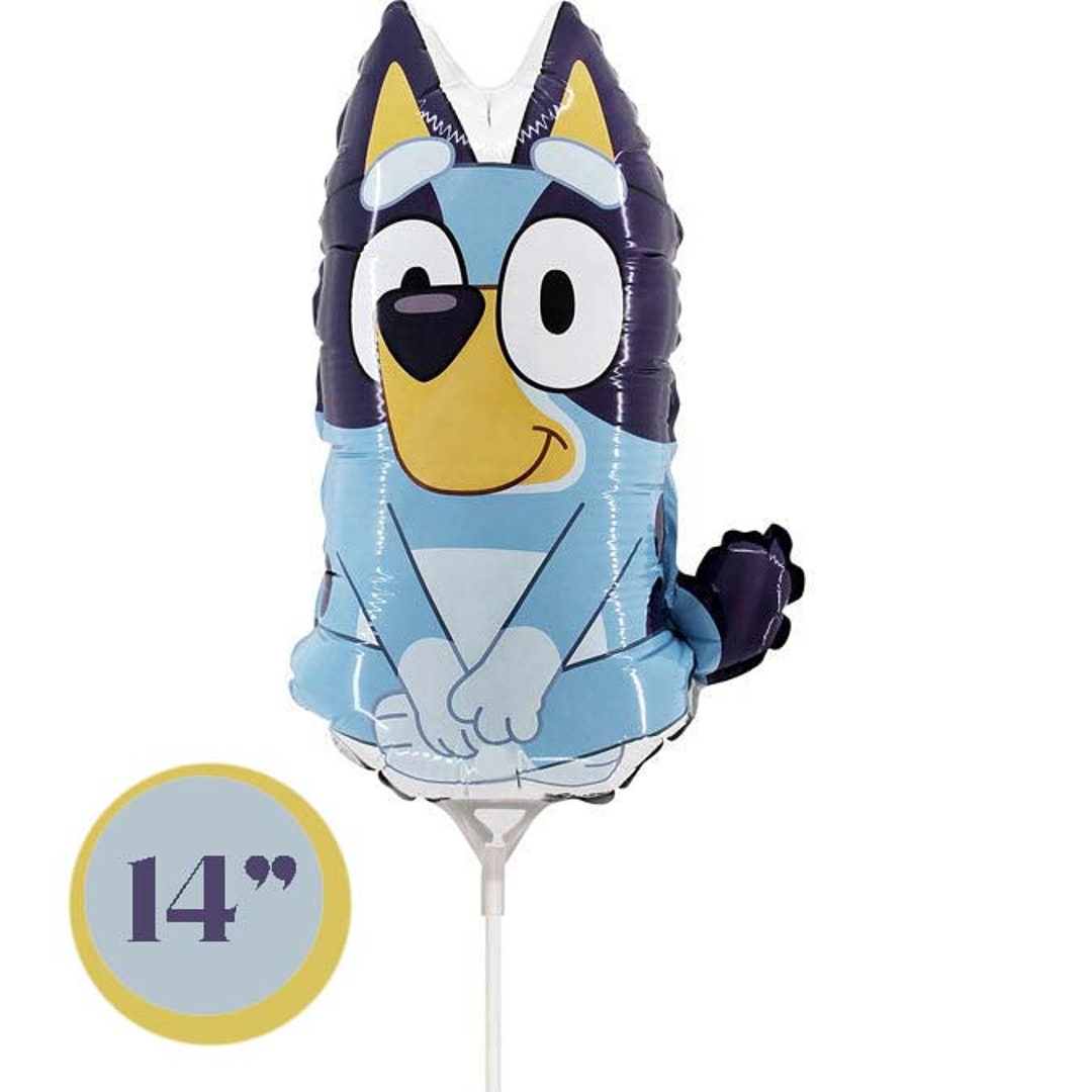 Bluey Mini Foil Balloon 14, Bluey Birthday, Bluey Party Decorations ...