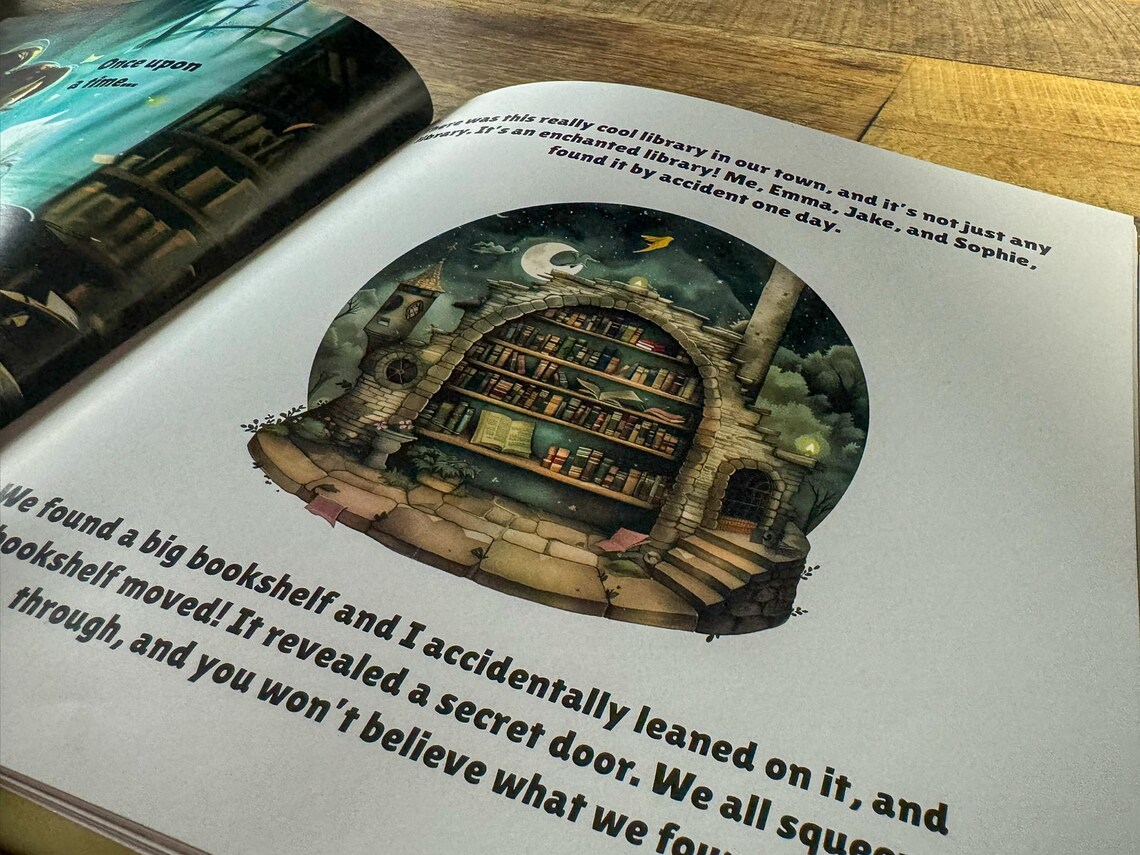 100% Custom Illustrated Children's Storybook - Bring Your Child's ...