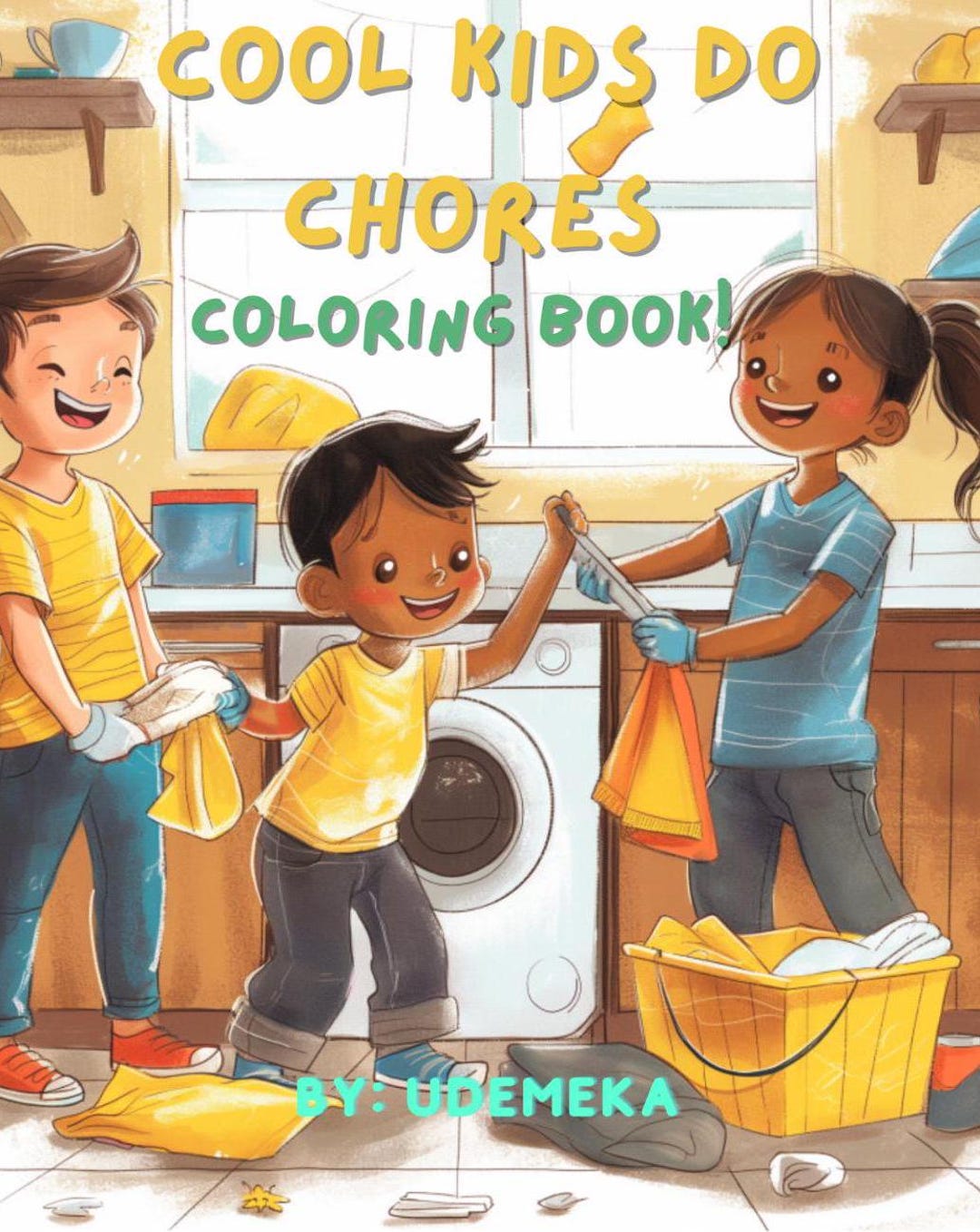 Cool Kids Do Chores Printable Coloring Book - Etsy