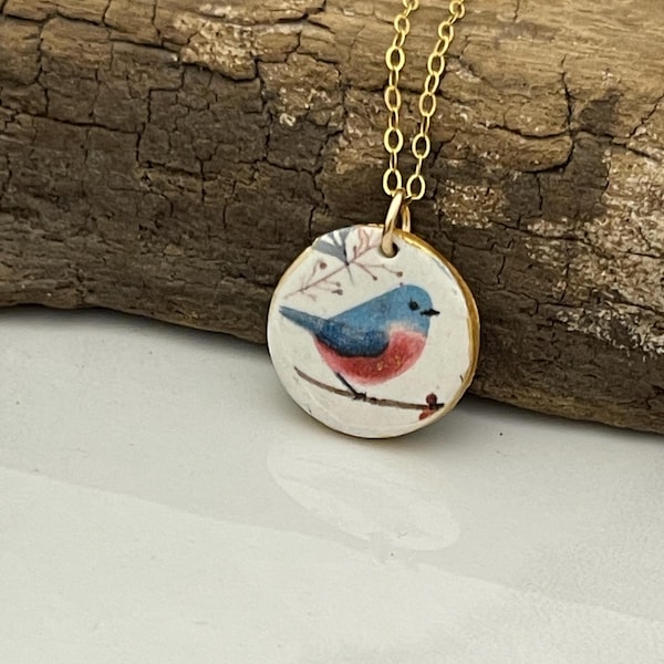 Bluebird Necklace - Etsy