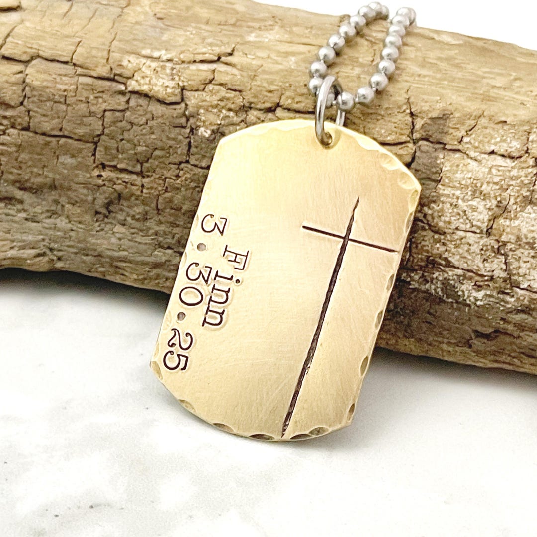 Confirmation Gift for Teen Boy, Cross Necklace, First Communion Gift ...