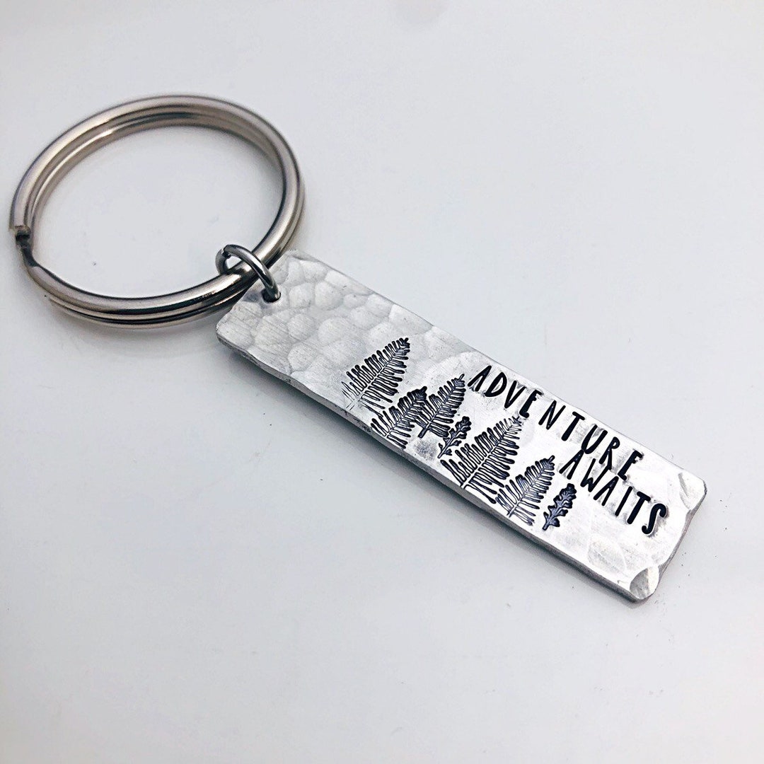 Forest Keychain Adventure Awaits Keychain - Best Friend Gift - Gift for ...