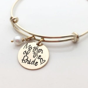 Mother of the Bride Charm Bracelet, Mother of the Bride Gift - Gift for ...