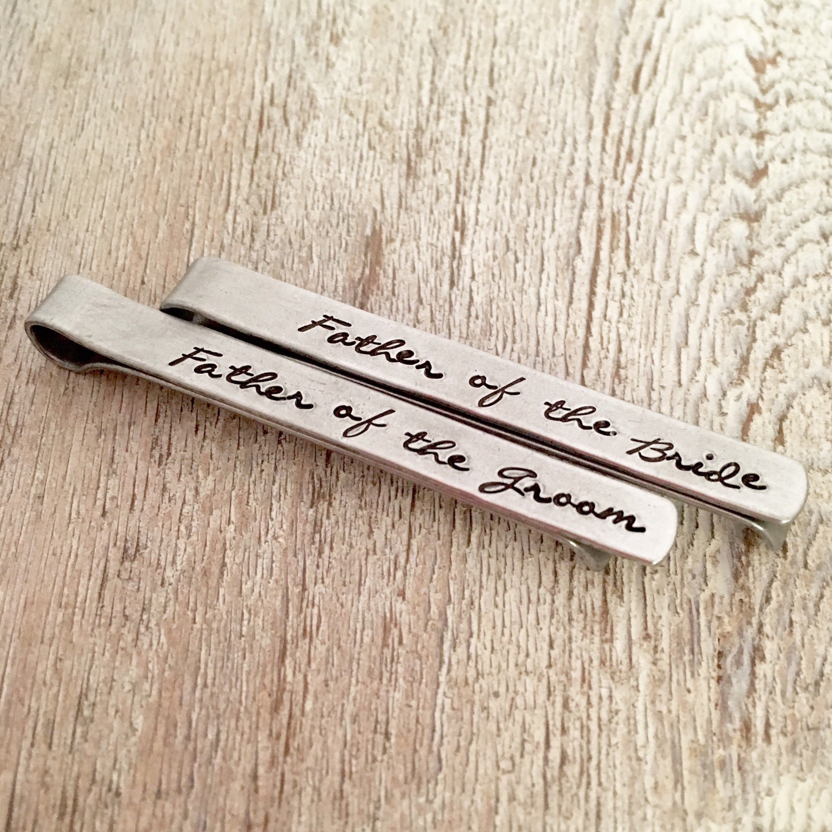 Father of the Bride Gift Father of the Groom Tie Clip | Etsy