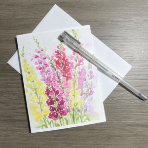Watercolor Floral Cards, Spring Cards Painted Cards, Watercolor ...