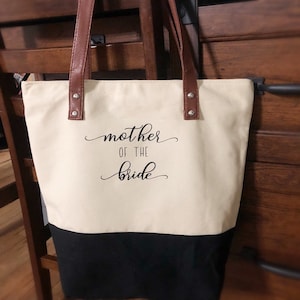 Mother of the Bride Gift - Mother of the Bride Tote Bag for Mom ...