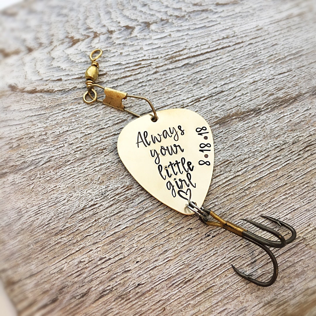 Father of the Bride Gift Personalized Fishing Lure - Father Gift From ...