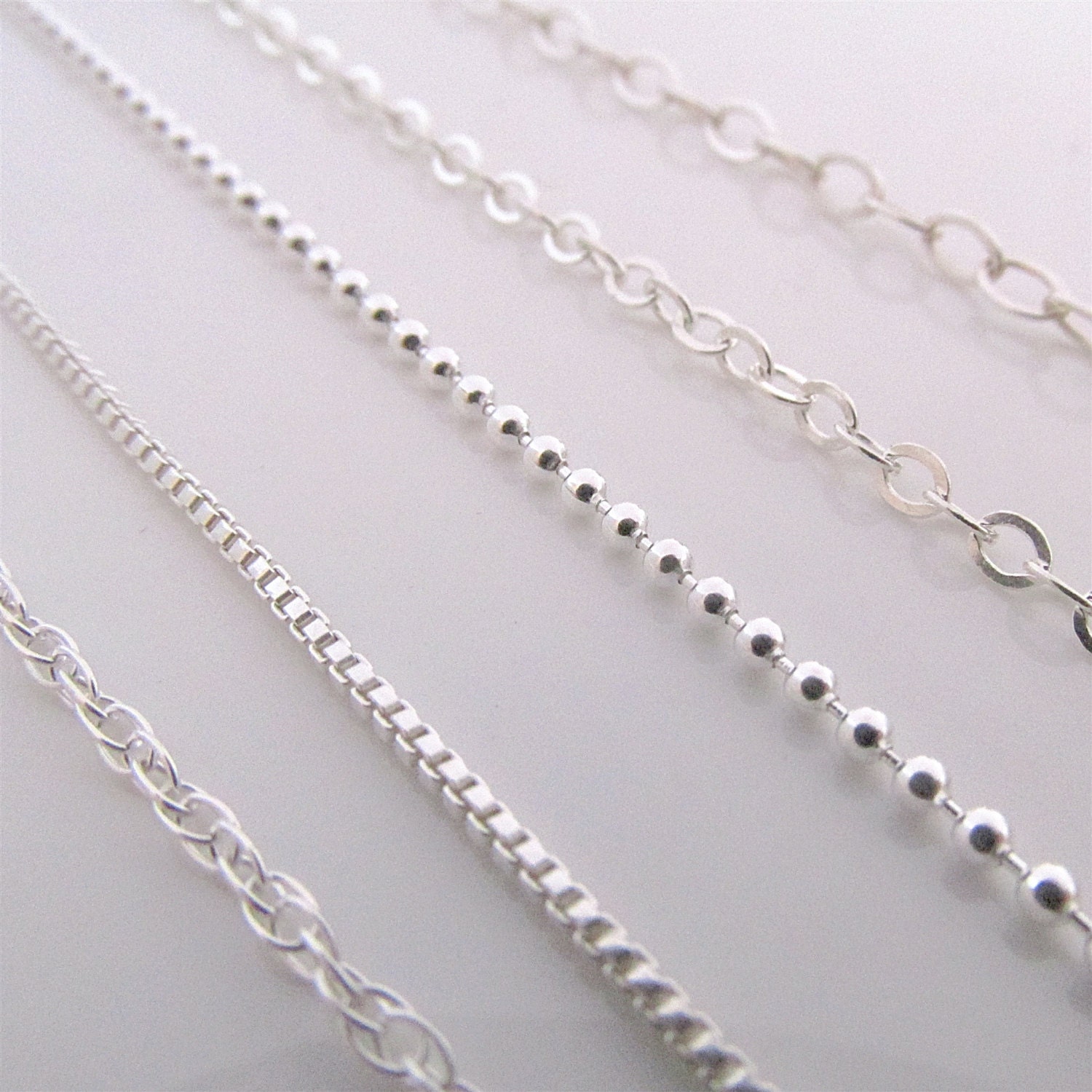 Sterling Silver Chain - Etsy