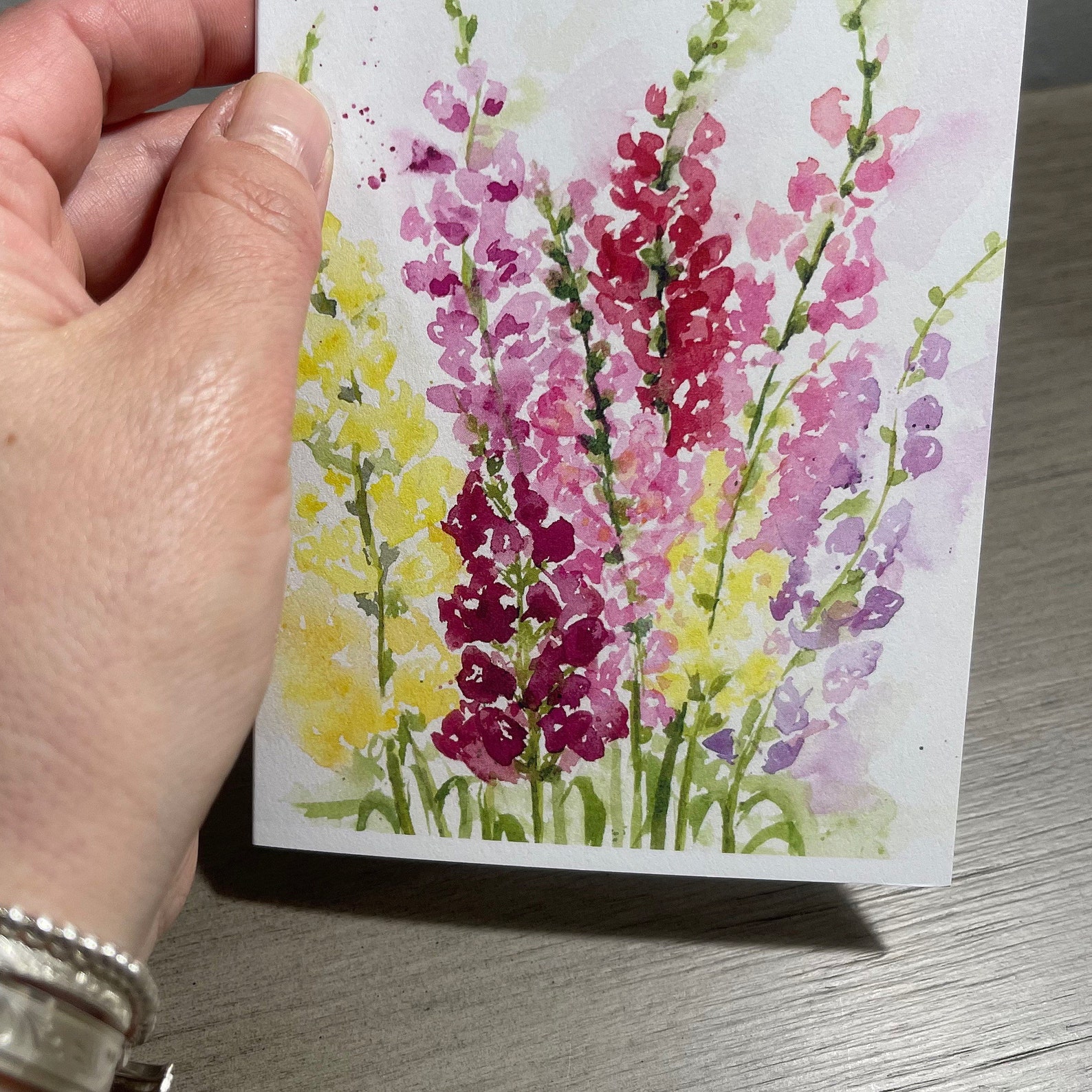Watercolor Floral Cards Spring Cards Painted Cards - Etsy