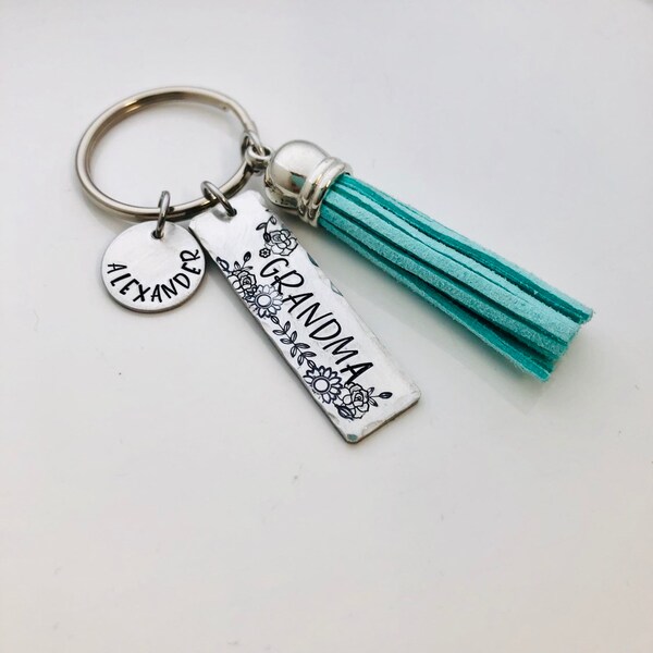 Keychain for Grandma - Etsy
