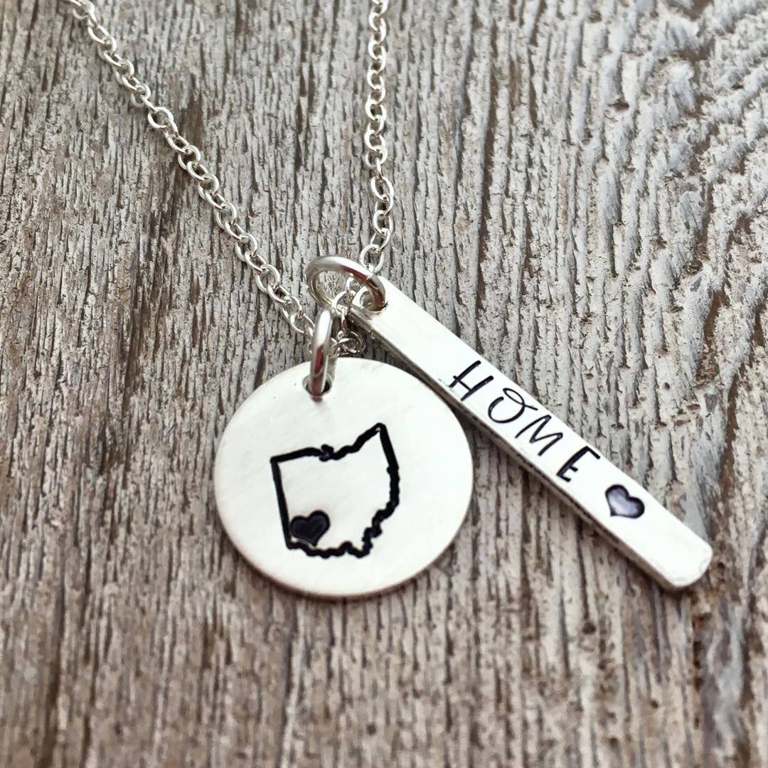 Personalized Necklace - Home - Ohio Jewelry - Ohio State Necklace ...