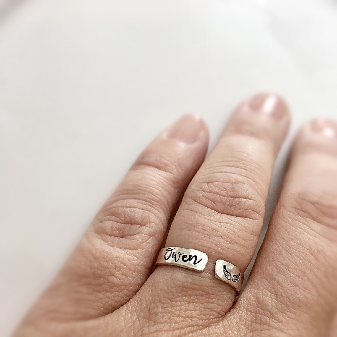 Grief Gift Personalized Ring Memorial Ring Custom - Etsy