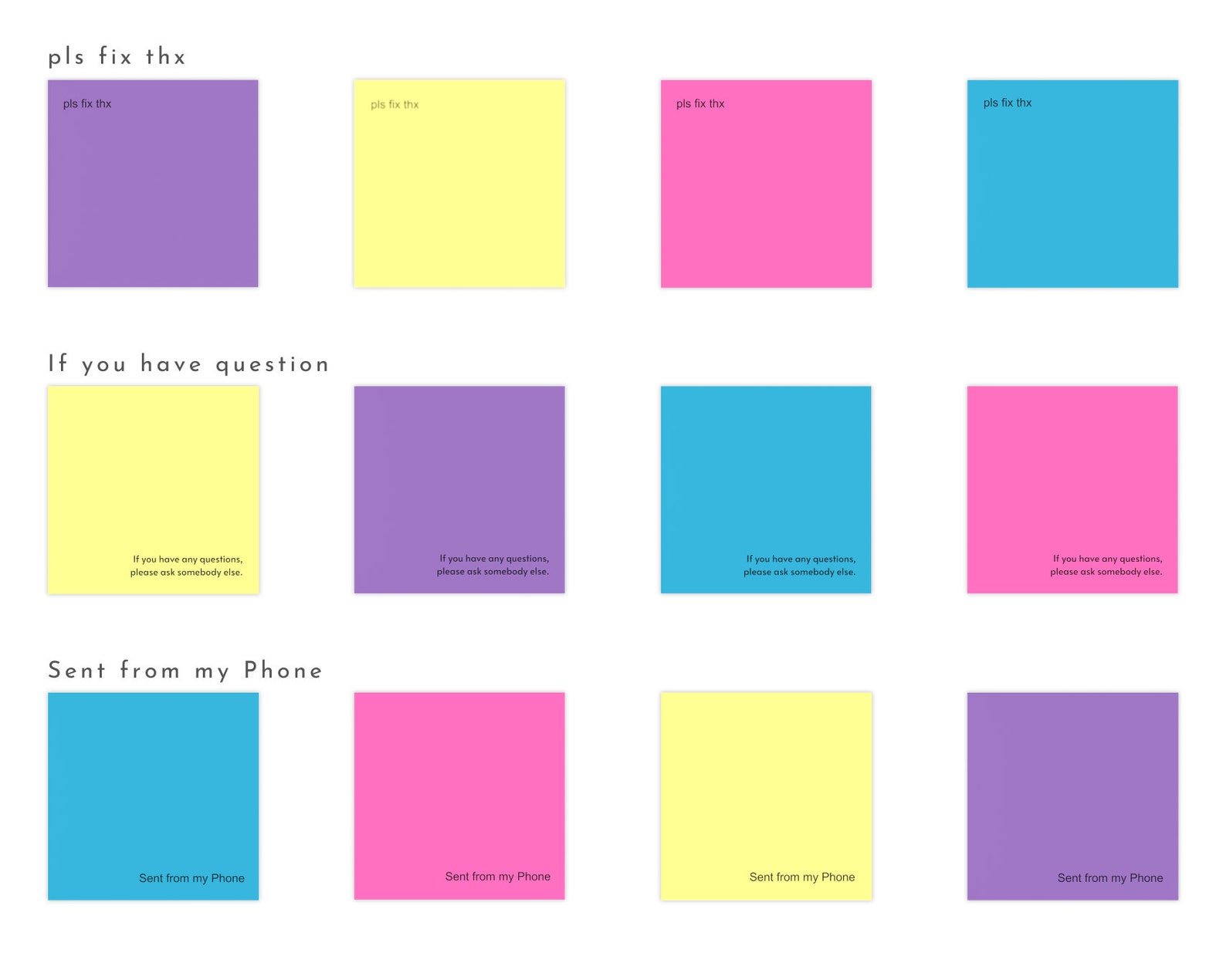 Fun Office Post-it Notes | Office Sticky Notes | Post-it Notes for Work ...