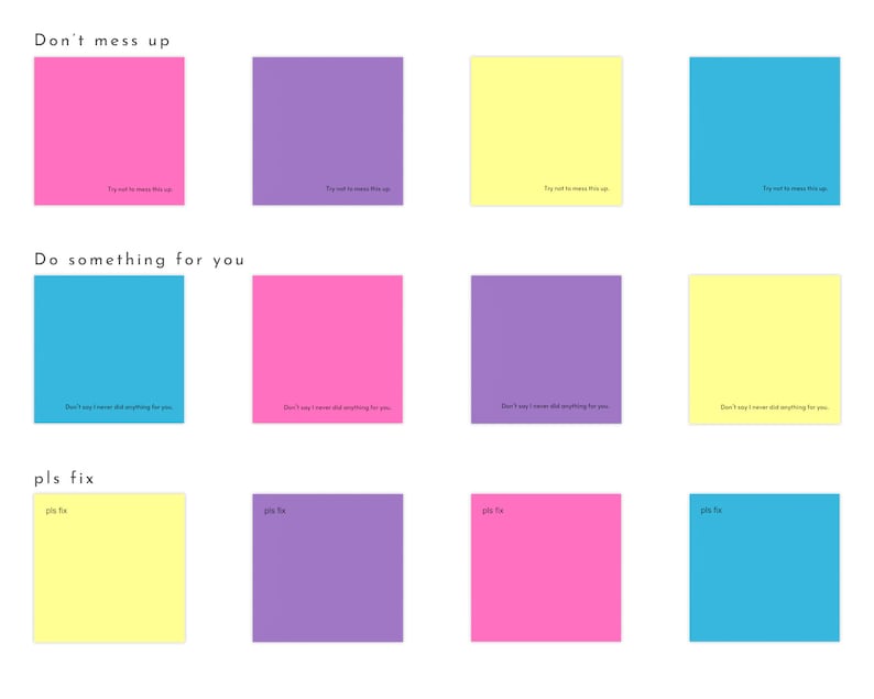 Fun Post-it Notes | Office Sticky Notes | Post-it Notes for Work ...