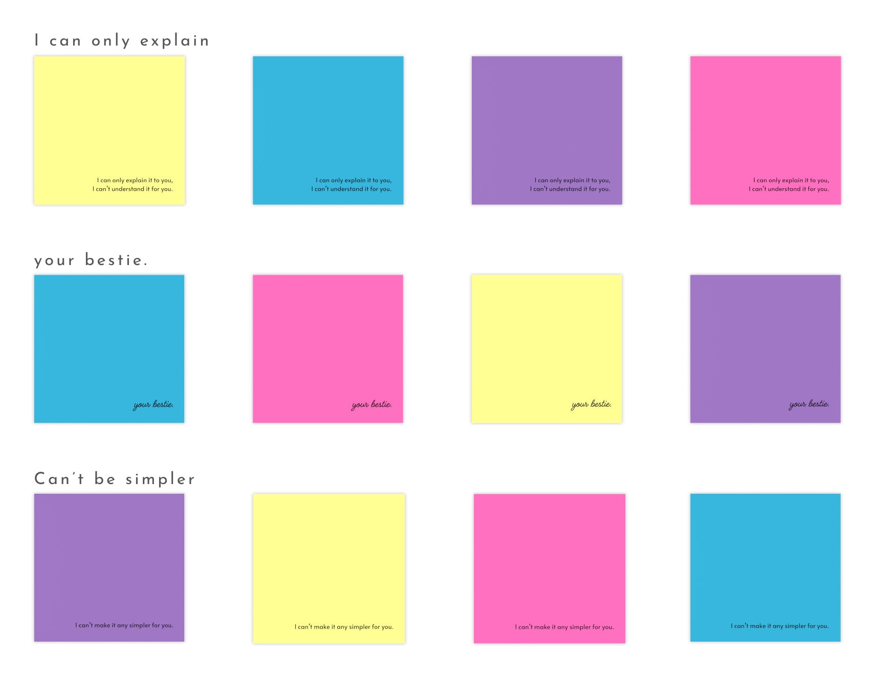 Fun Post-it Notes | Office Sticky Notes | Post-it Notes for Work ...