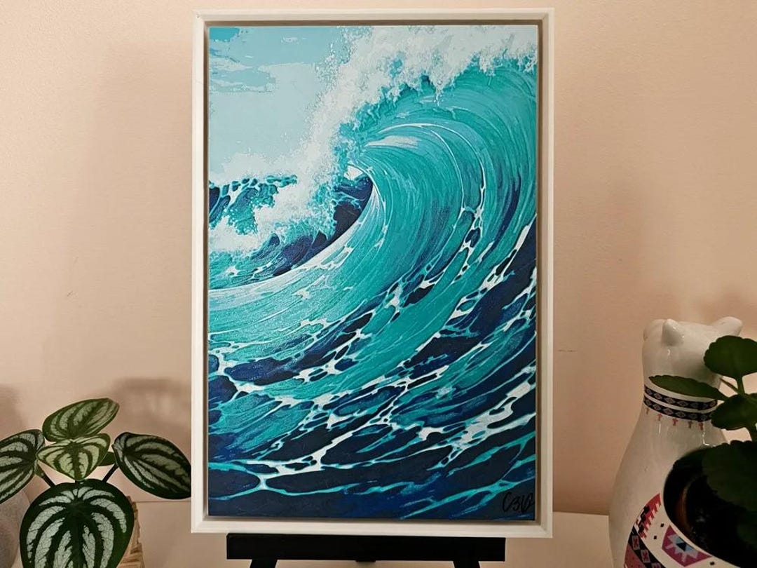 Eternal Wave 3d Textured Wall Art - Etsy