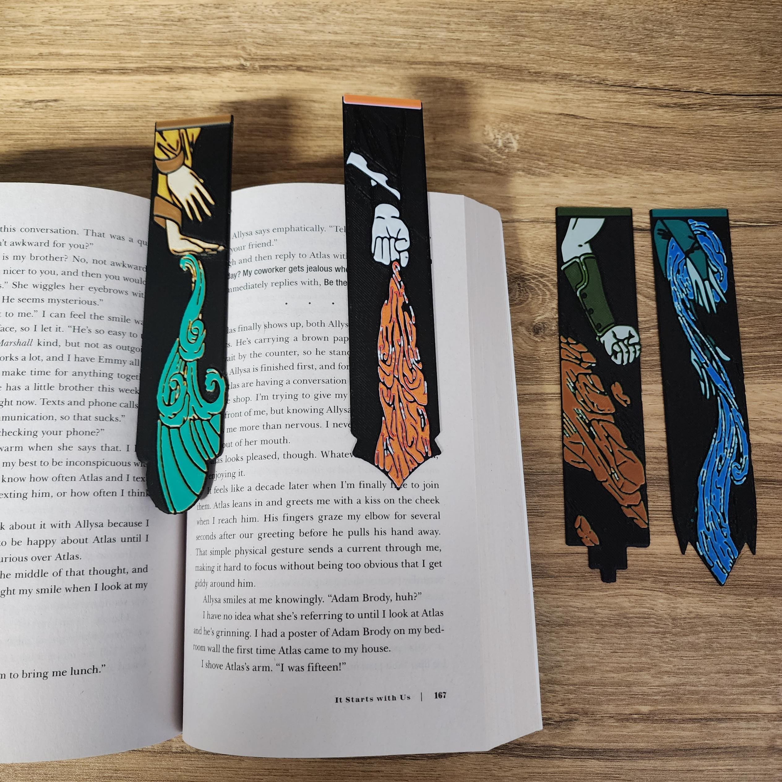 Element Bending Bookmarks - Etsy