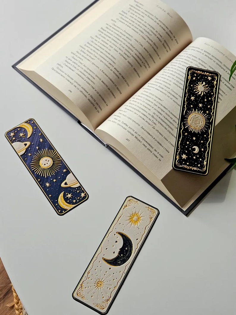 Celestial Dreams Bookmark Set - Etsy