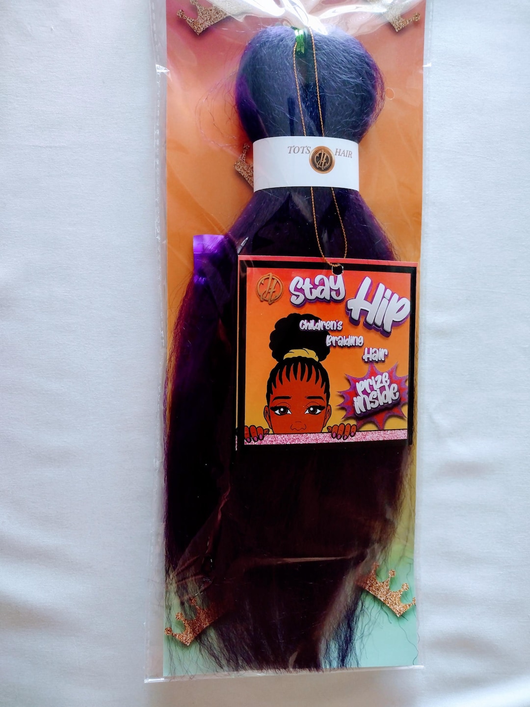 Grape Pre-stretched Braiding Custom Hair W/PRIZE INSIDE Ready to Ship ...