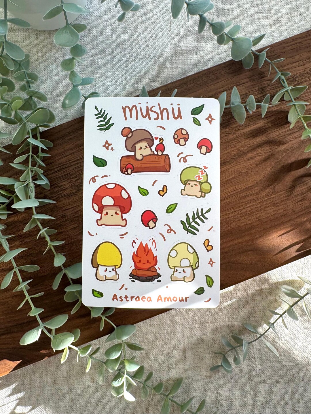 Mushu Sticker Sheet - Etsy