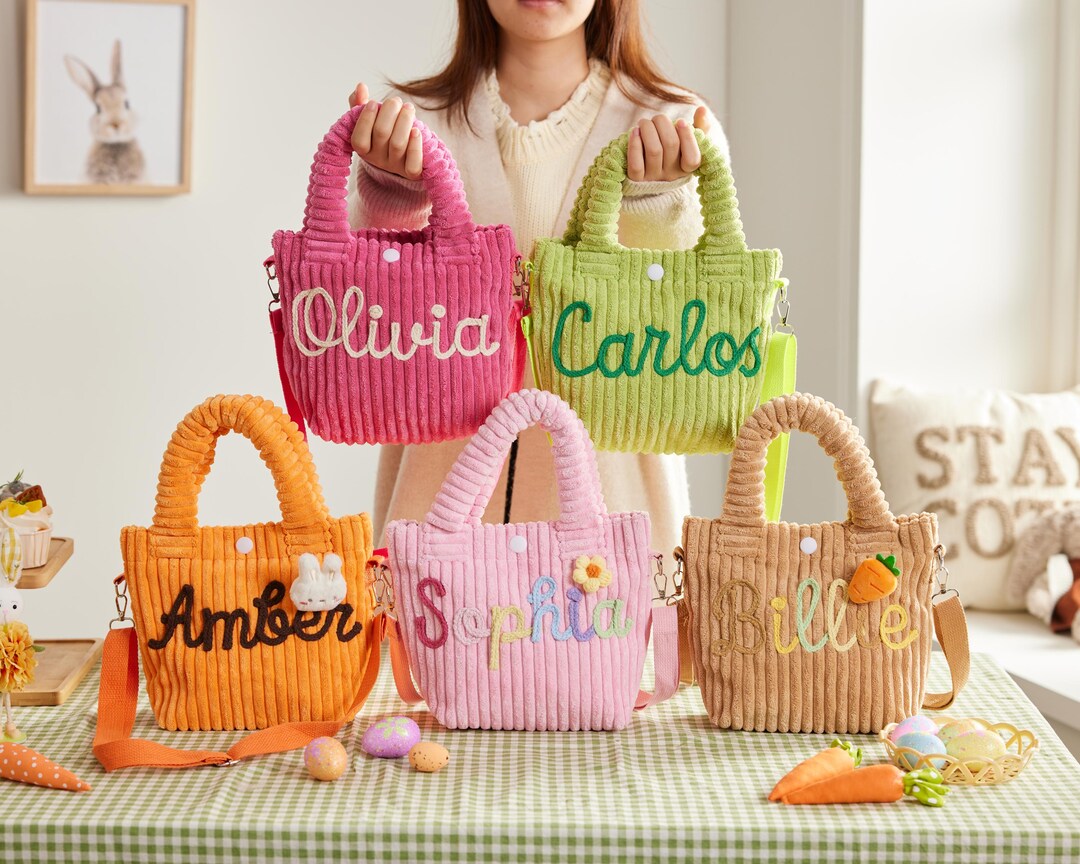 Custom Name Crossbody Bag: Custom Children's Tote Bag,custom Name Tote ...