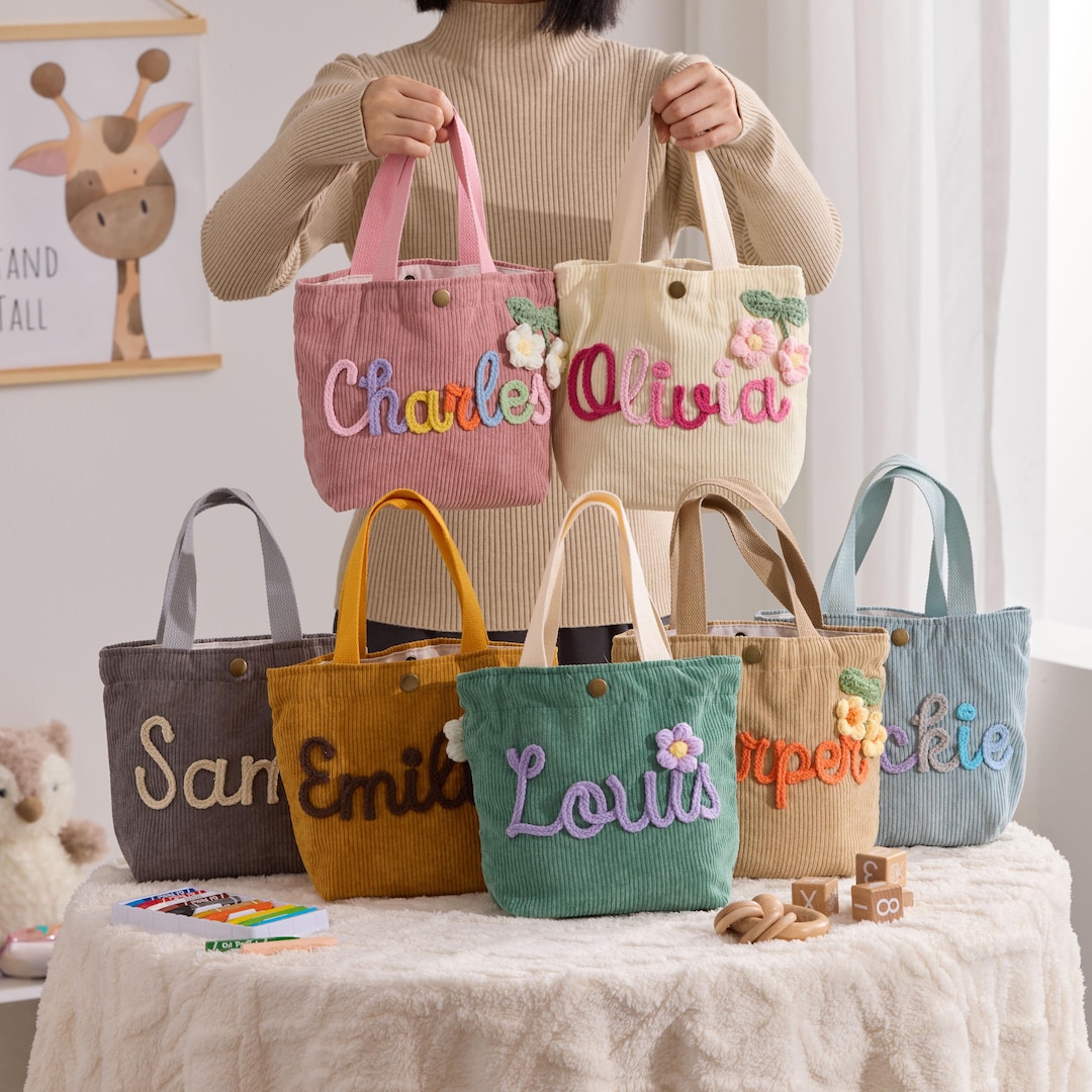 Custom Name Handbag,personalized Handbags, Baby Shower Gifts, Children ...