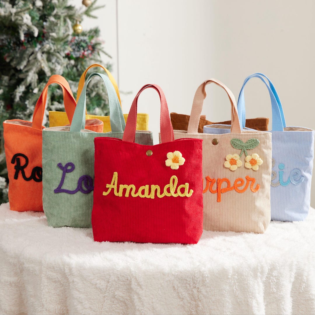 Personalized Name Tote Handbag: Custom Children's Gift,custom Name Tote ...