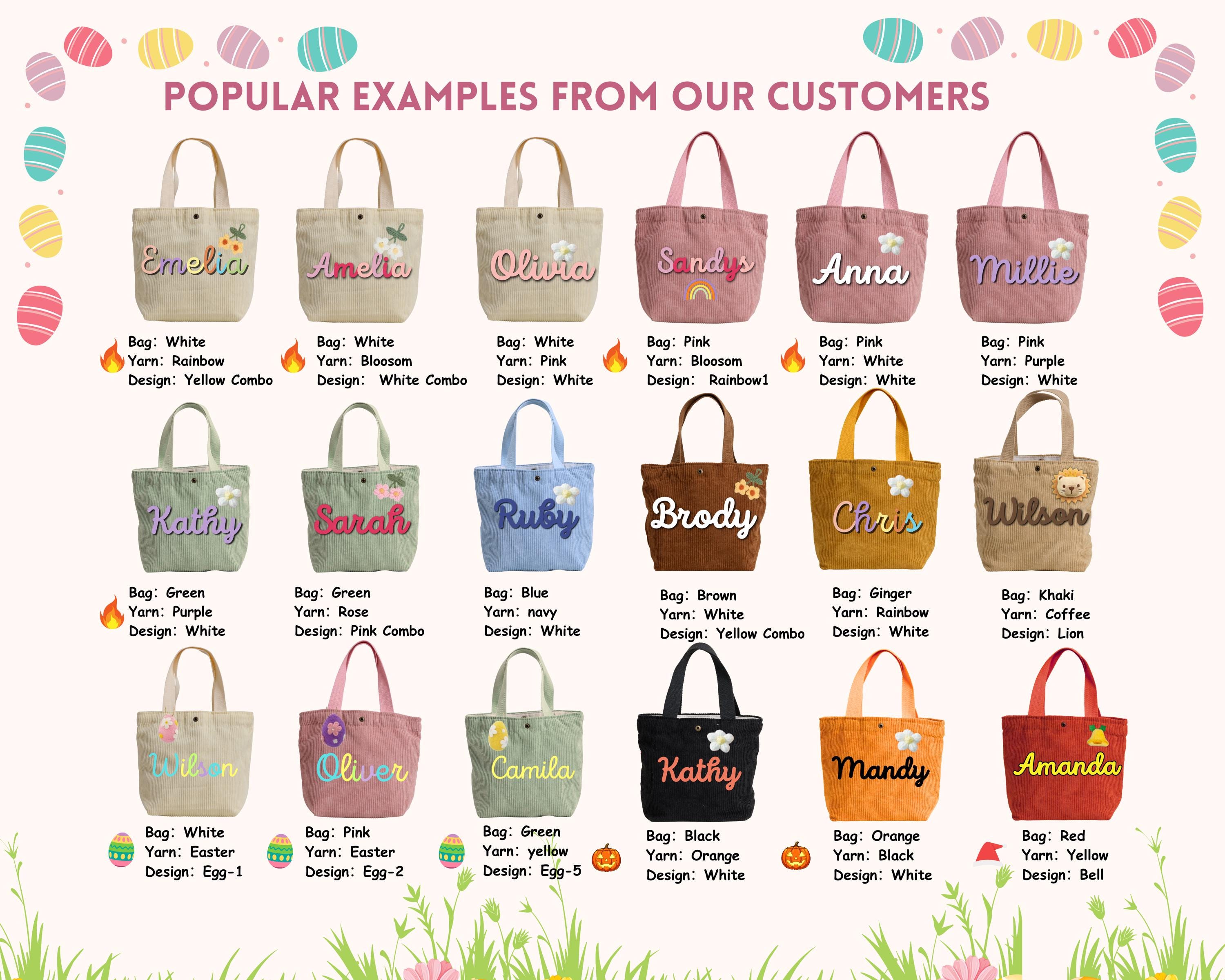 Personalized Name Handbag: Custom Children's Gift,custom Name Handbag ...