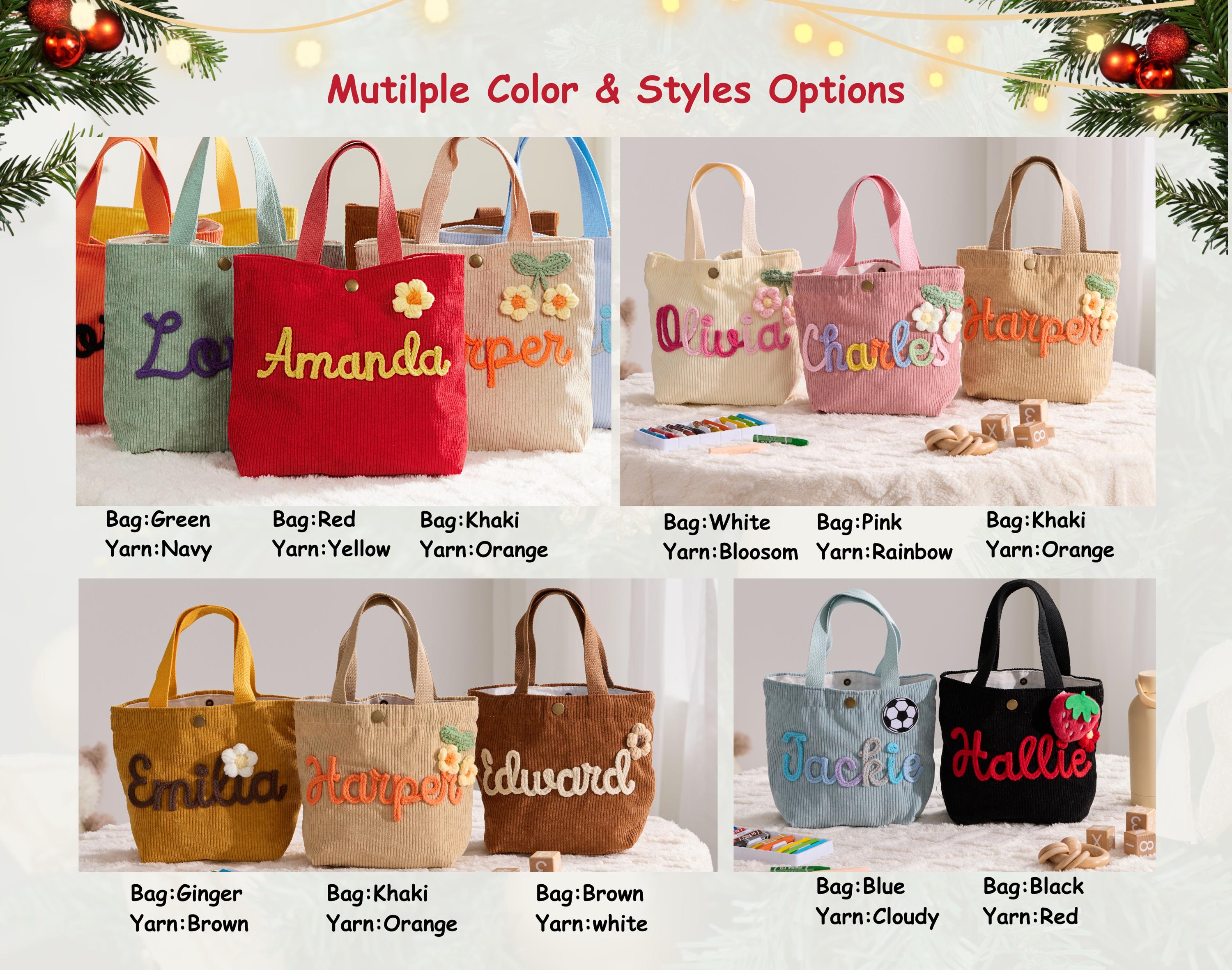 Personalized Name Tote Handbag: Custom Children's Gift,custom Name Tote ...
