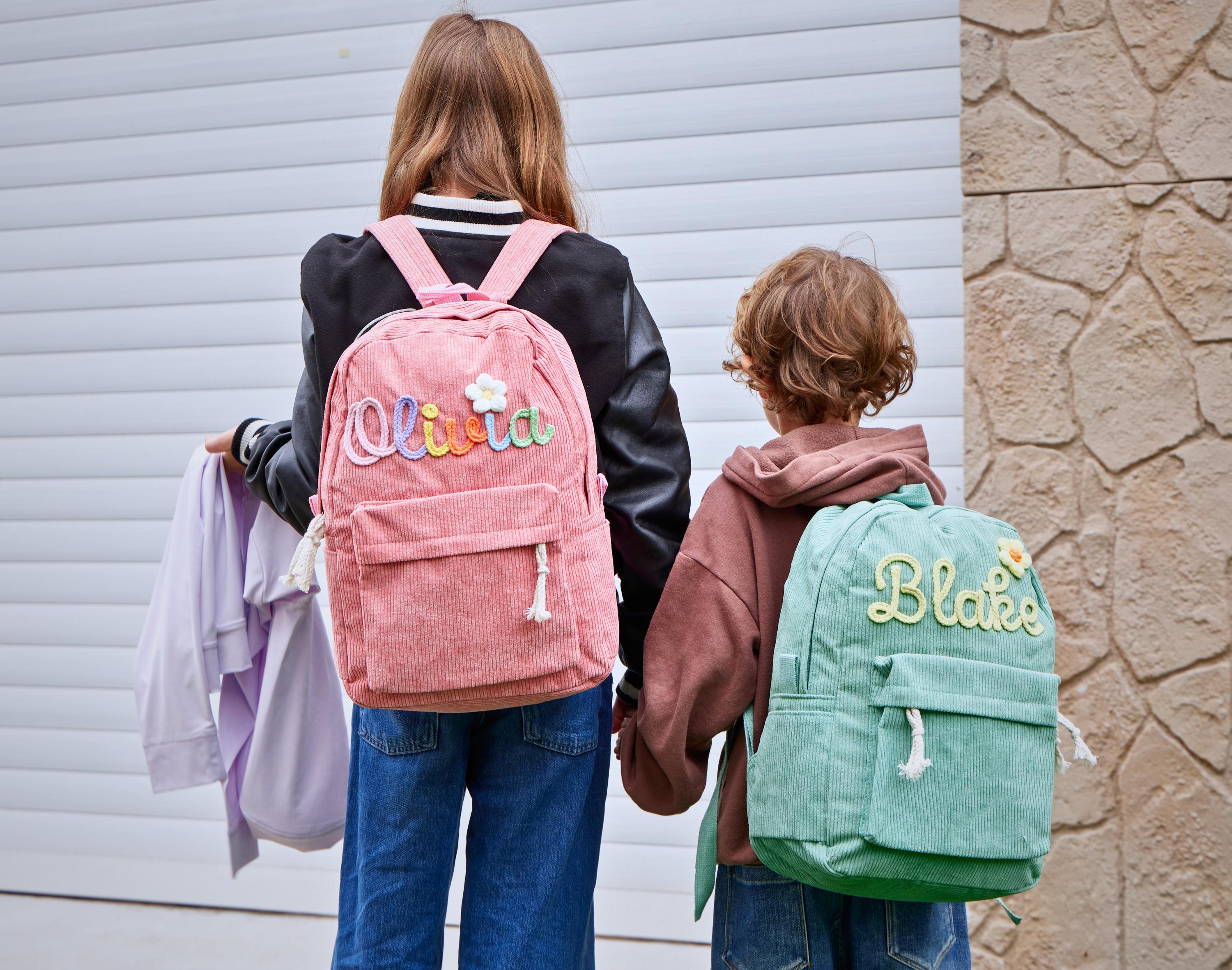 Custom Embroidered Name Backpack: Personalized School Bag - Etsy