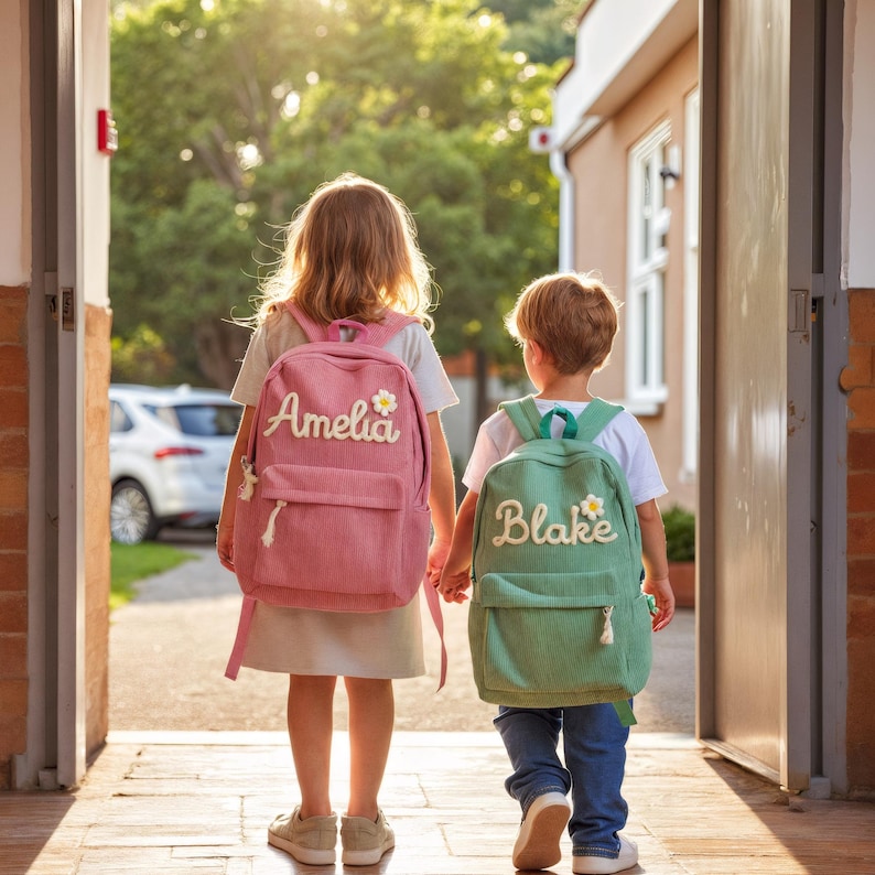Custom Embroidered Name Backpack: Personalized School Bag,back to ...