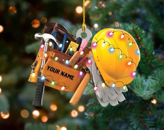 Mechanic Tool Box Ornament, Christmas Tree Mechanic Repair Shop Decor ...