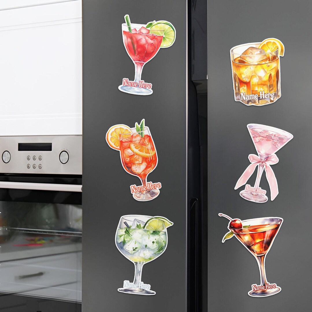 Custom Cruise Drink Magnets, Favorite Drink Magnets, Custom Drink ...
