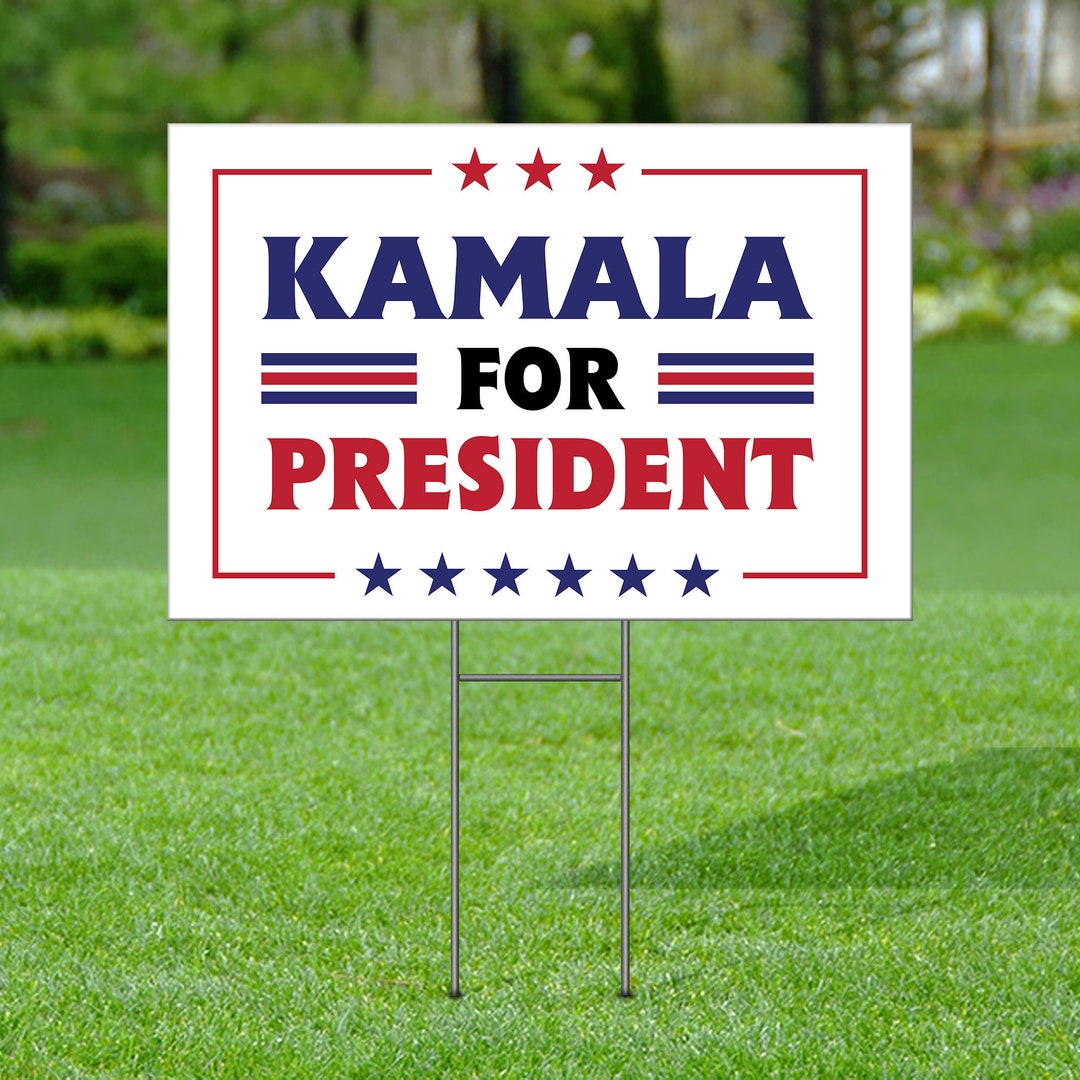 Kamala Harris for President Sign Pro Choice Sign Freedom, Yard Sign ...