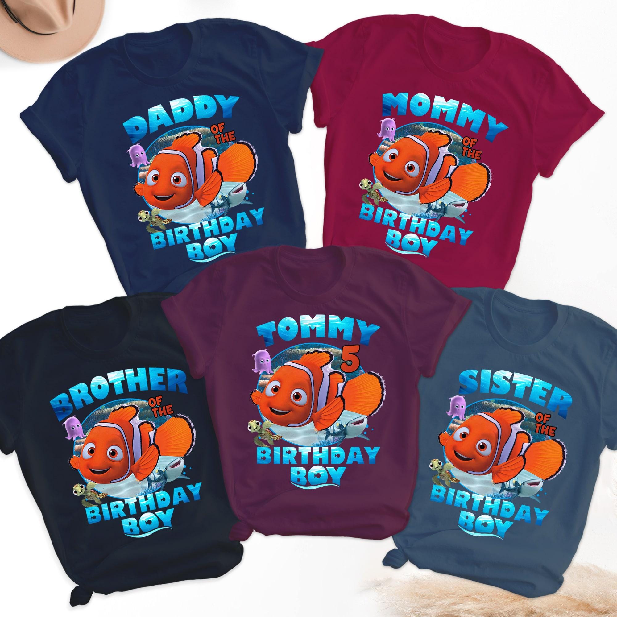 Personalized Finding Nemo Birthday Shirt, Dory Nemo Family Shirt, Magic ...