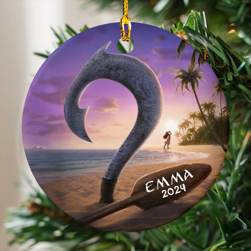 Moana Christmas Ornaments - Etsy