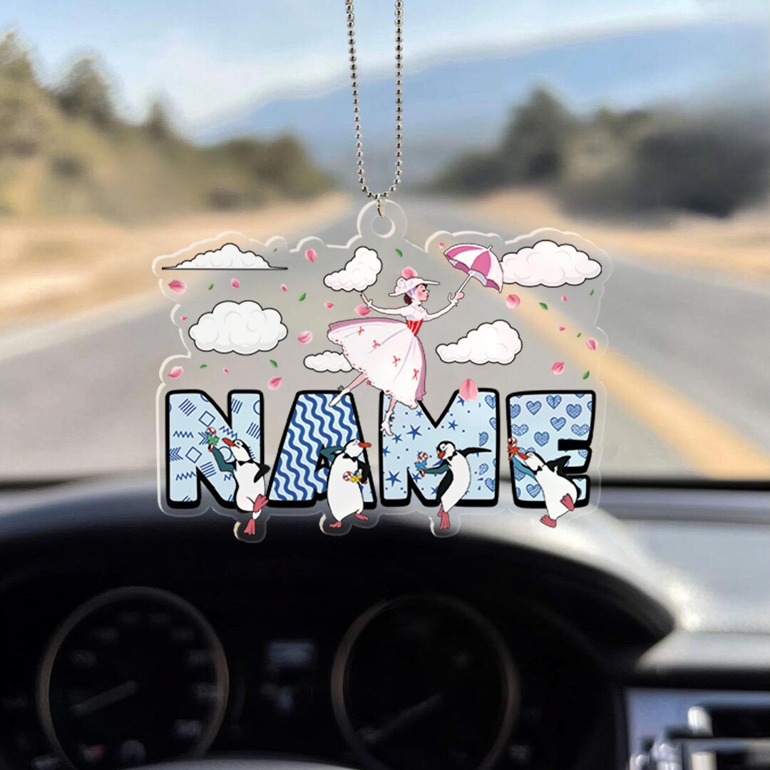 Personalized Mary Poppins Car Ornament, the Penguin Customized 2024 ...