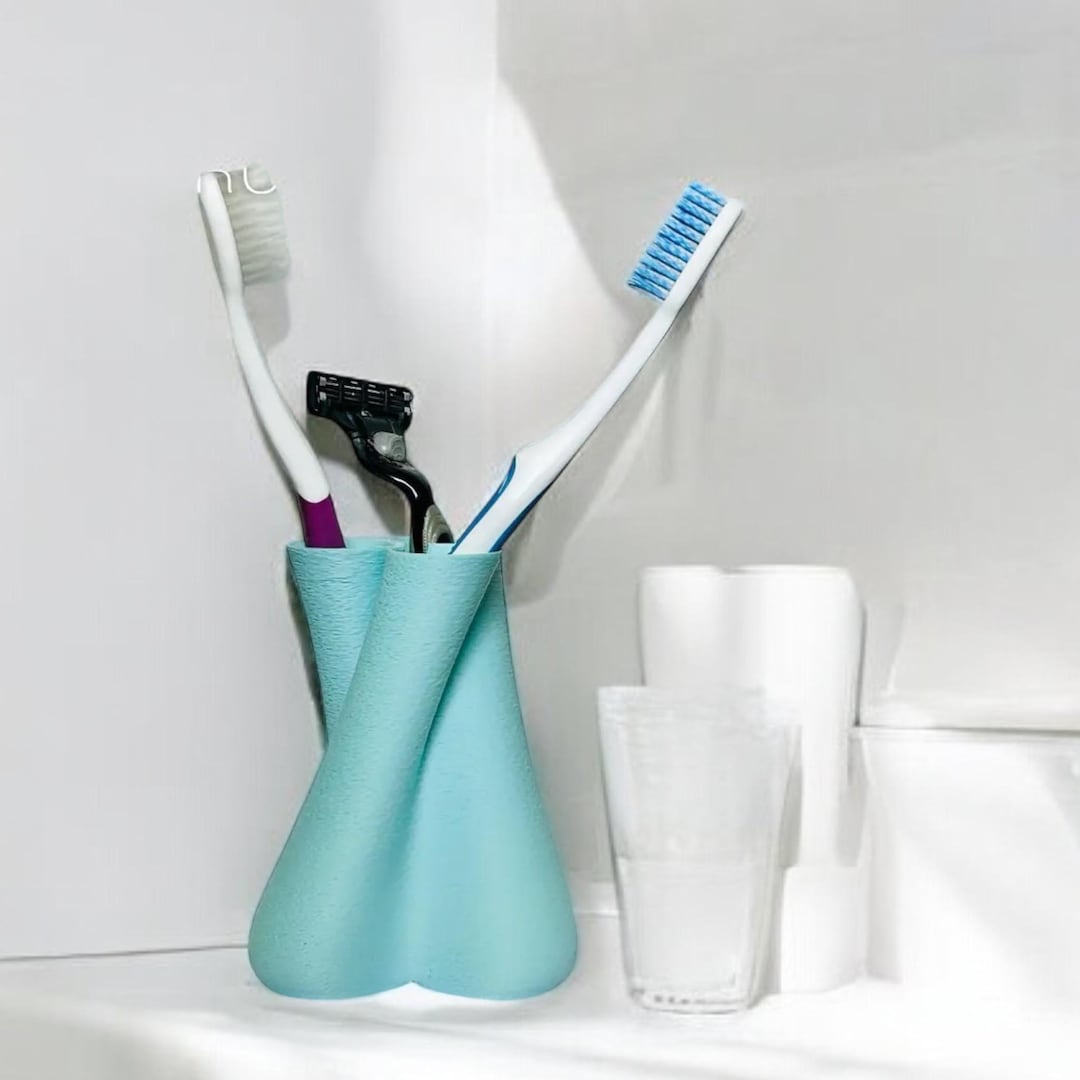 Modern Toothbrush Holder – Minimalist Bathroom Storage, Hygienic Design ...