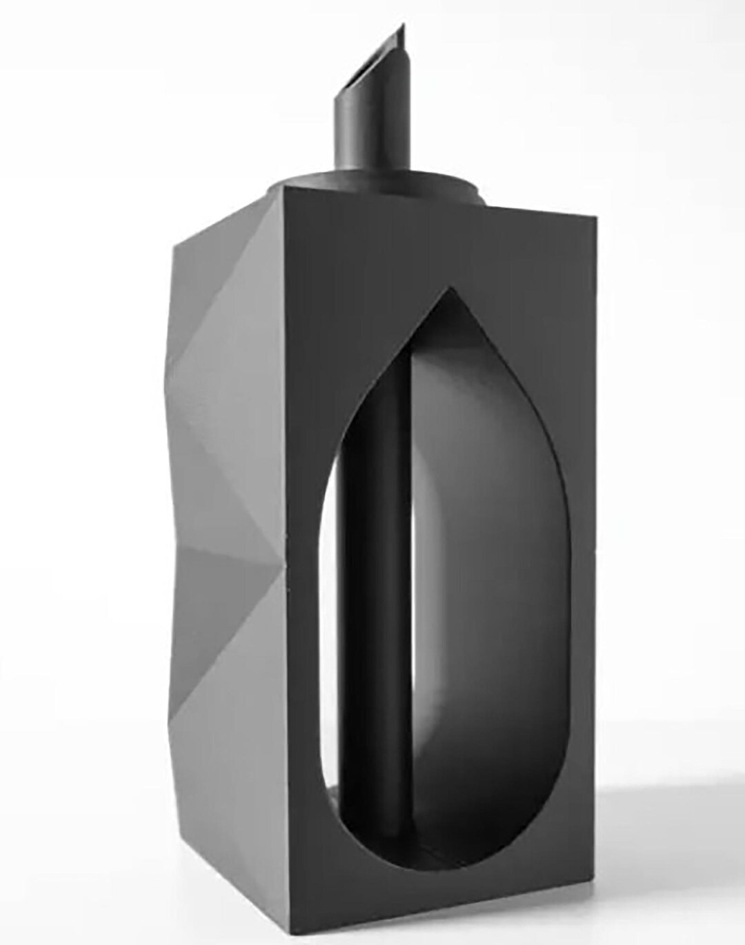 Modern Geometric Vase | Bold Architectural Design | Available in ...