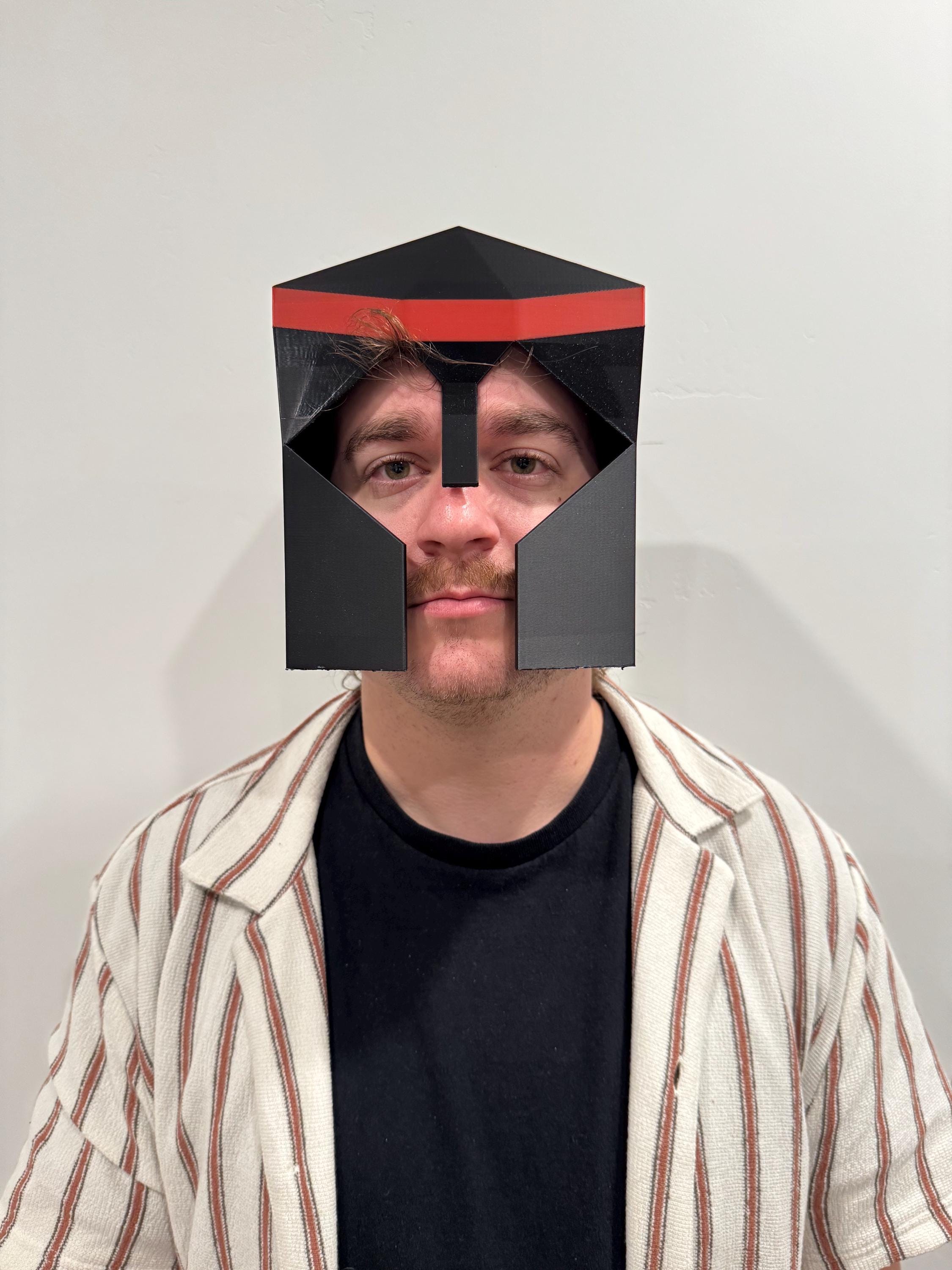 Old School Runescape Rune Med Helm and Black Med Helm - Etsy